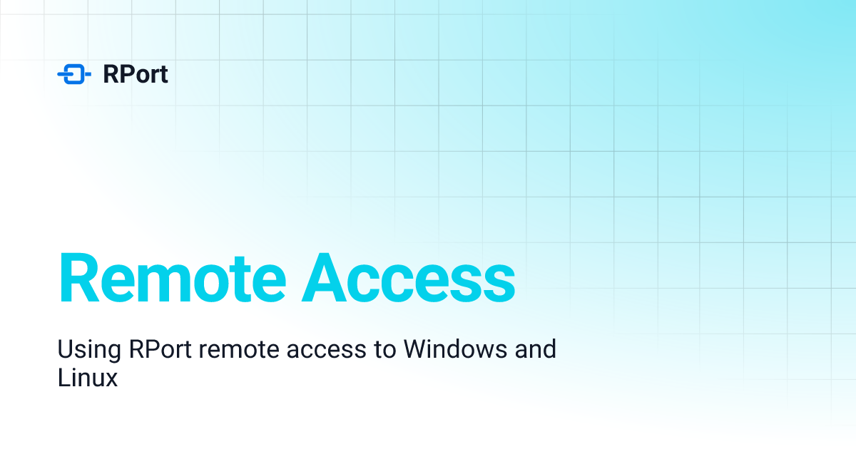 Remote Access | RPort